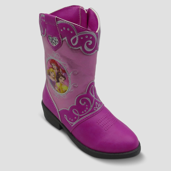 Disney | Shoes | Disney Princess Cowboy Boots Pink Toddler Girl | Poshmark